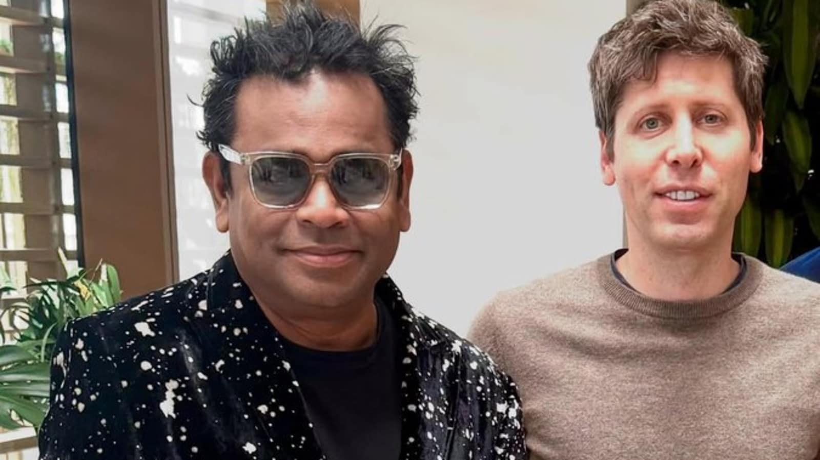 Composer A.R. Rahman discusses creative AI with Sam Altman | Digital ...